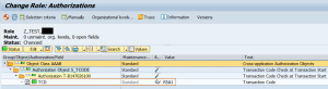 PFCG – Menu Roles – SAP Authorization Universe